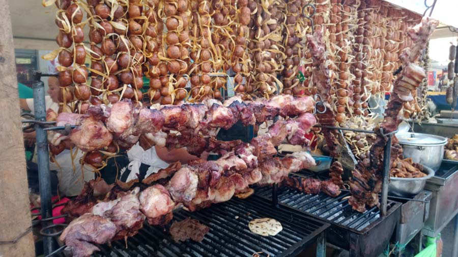 Delicios platillos en el Festival del Chorizo en Cojutepeque | Noticias ...