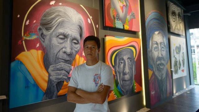 Abraham Osorio, el muralista que refleja con su arte a los más vulnerables | Noticias de El ...