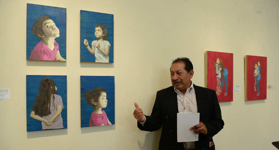Arte emergente: estudiantes de la UES exponen sus primeras obras ...