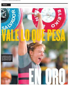 El histórico triplete de medallas de oro para Eva María Dimas en San ...