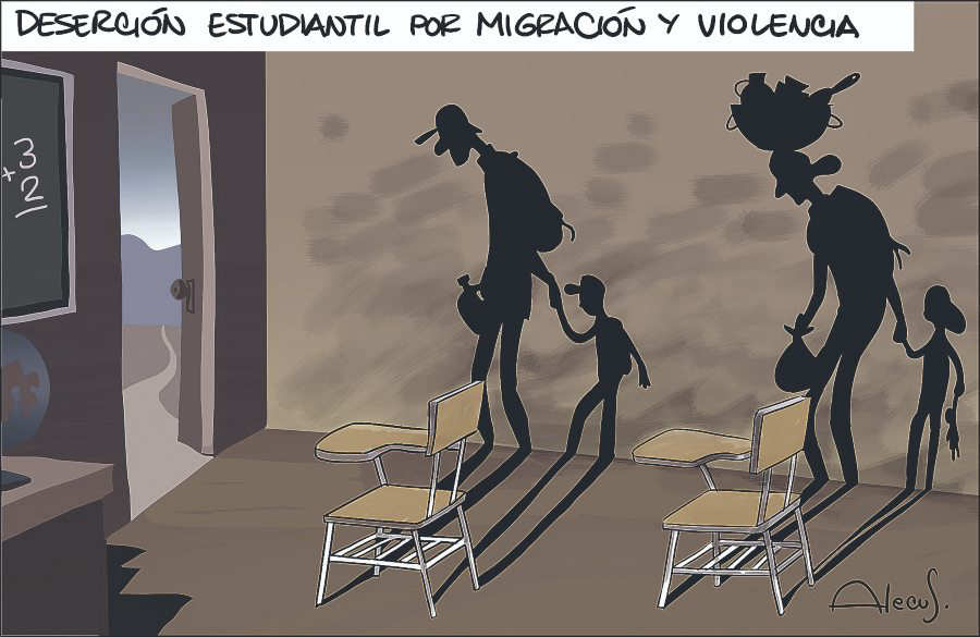 Deserción estudiantil por migración y violencia | Noticias de El ...