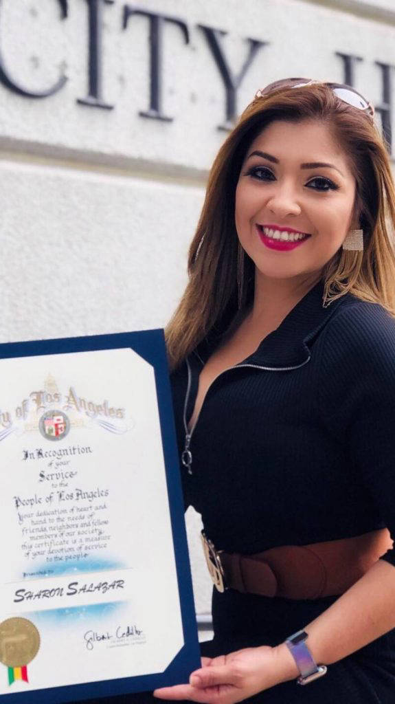 Sharon Salazar recibe homenaje en Estados Unidos | Noticias de El ...