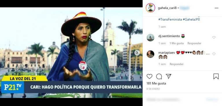 Ella es Gahela Cari, la mujer transgénero que aspira a ser congresista ...