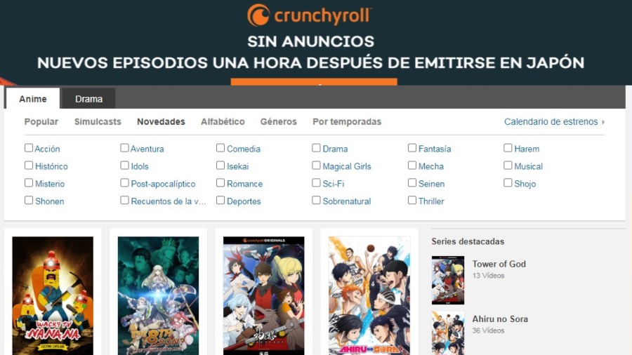 Si eres un fanático de los anime, la plataforma de video streaming ...