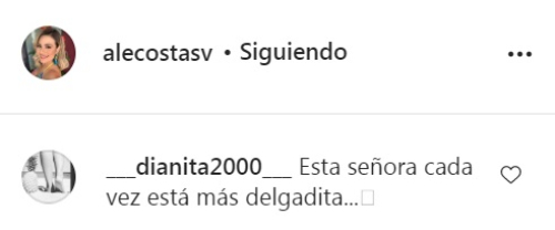 Foto: Así responde Alejandra Costa a seguidores que critican su ...