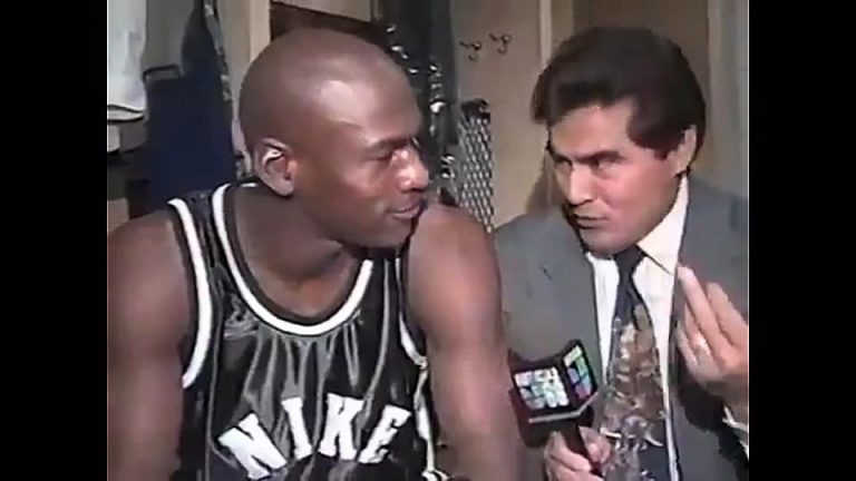 VIDEO: El gracioso instante cuando Michael Jordan intentó hablar en ...