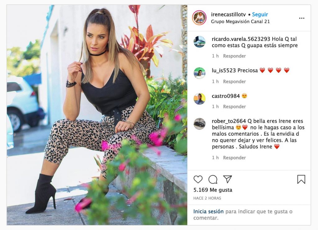 Irene Castillo deja salir su lado más rebelde con un atrevido atuendo ...