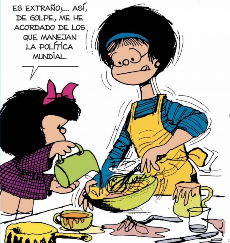 Conoce las historias de los demás personajes de la tira Mafalda, que ...