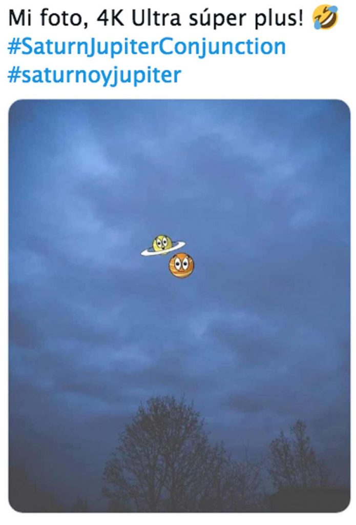 Divertidos memes por la alineación de los planetas Júpiter y Saturno ...