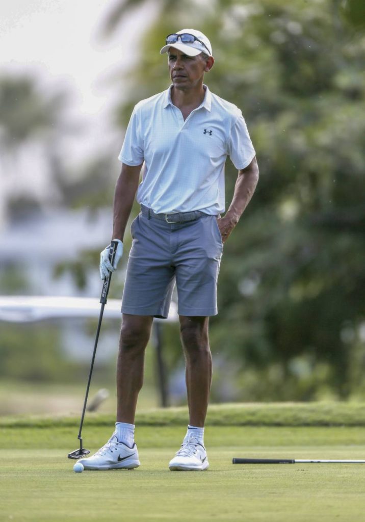 Barack Obama acapara la atención por mostrar su condición física ...