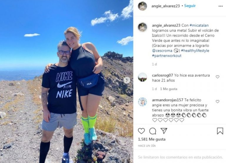 Antes ni lo hubiera imaginado!”: Angie Álvarez conquista la cima del ...