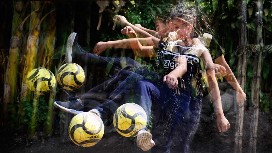 Angélica Paz, la audaz del balón y del “Freestyle” de San Juan Opico ...