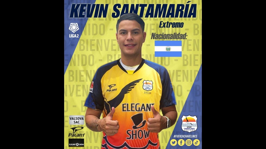 Volante salvadoreño Kevin Santamaría va de nuevo al fútbol de Perú ...