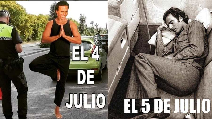 Julio Iglesias 'trending topic': Los mejores memes del artista que ya son tradición durante este ...
