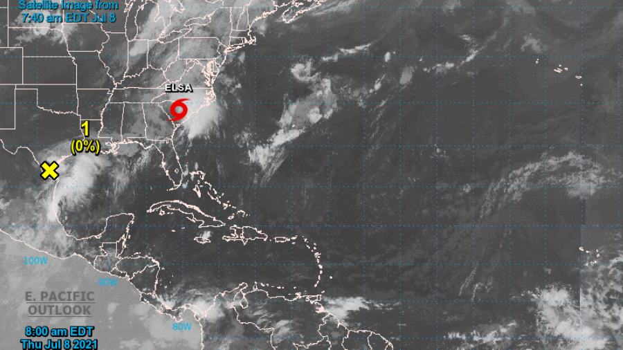 Tormenta Elsa arroja lluvias torrenciales a su paso por el sureste de ...