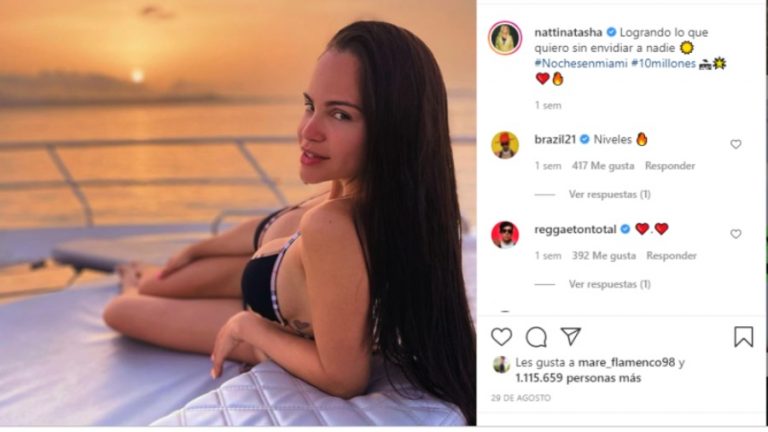 "Sin envidiar a nadie", Natti Natasha explota las redes al lucir su espectacular figura en traje ...