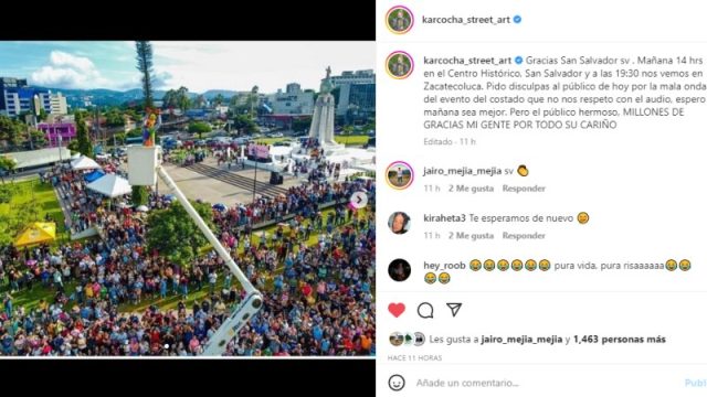 Cientos de salvadoreños disfrutaron del show de Karcocha - Noticias de ...