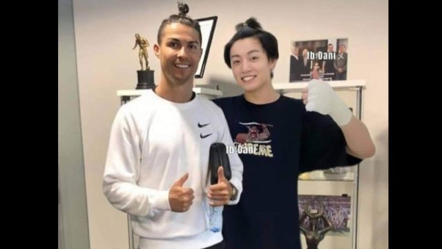 ¡LUJO! ¿Se juntaron un miembro de BTS con Messi y CR7? - Noticias de El ...