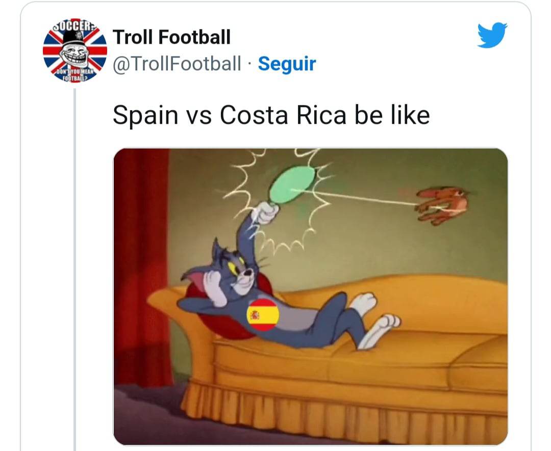 MEMES. No perdonan a Costa Rica la paliza ante España - Noticias de El ...