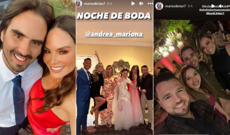 Famosos de la farándula nacional en boda de Andrea Mariona