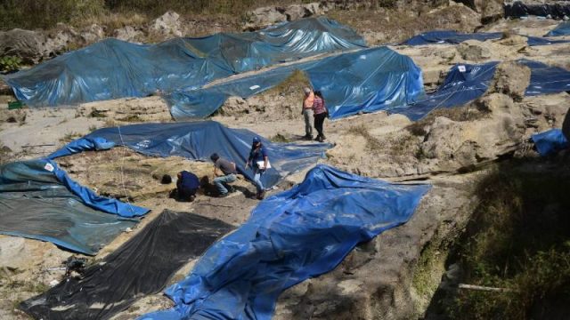 Arqueólogos siguen trabajo en sitio prehispánico de Tonacatepeque ...
