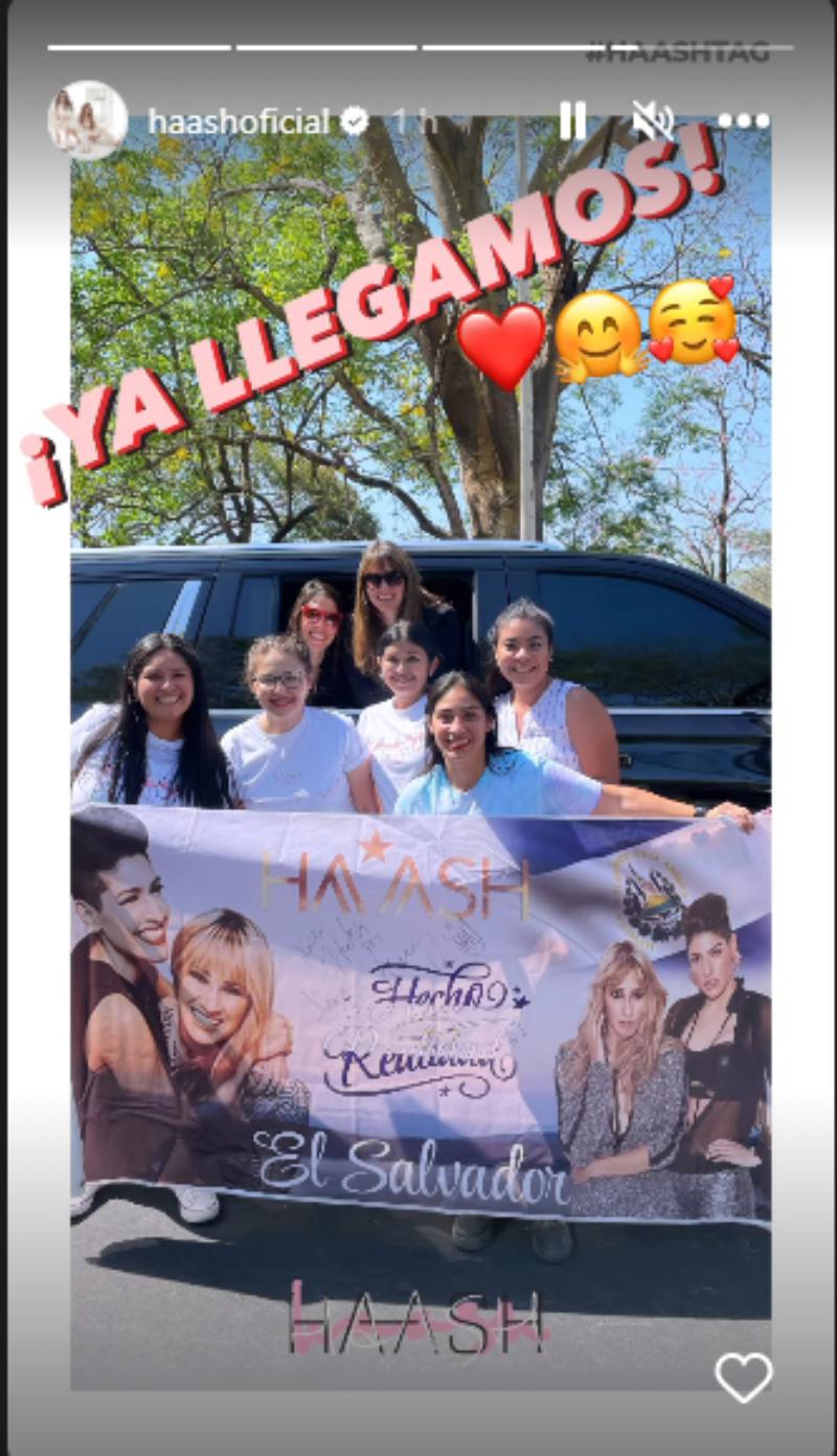 "¡Ya llegamos!": El dúo Ha Ash ya está en El Salvador para conquistar a ...