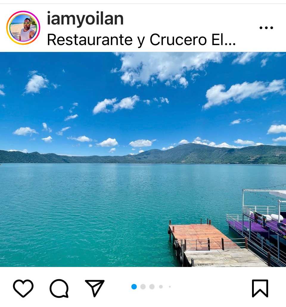 Lago de Coatepeque color turquesa embellece Instagram - Noticias de El ...