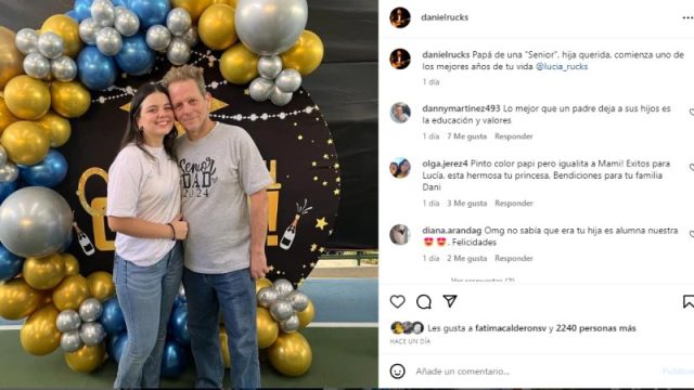 Daniel Rucks reaparece con su hija en celebración - Noticias de El Salvador