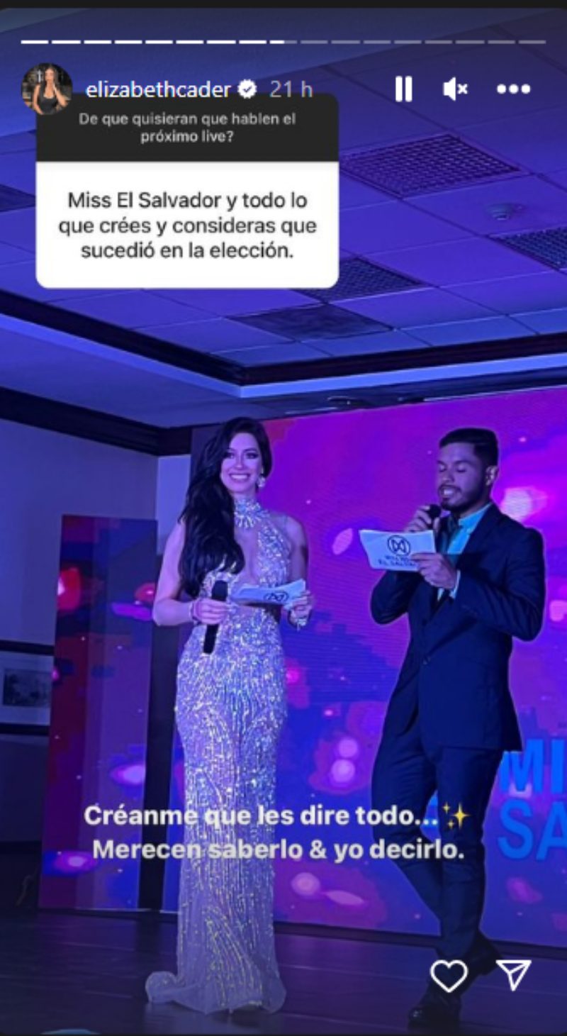 "Merecen saberlo y yo decirlo": Elizabeth Cáder promete hablar sobre lo ...