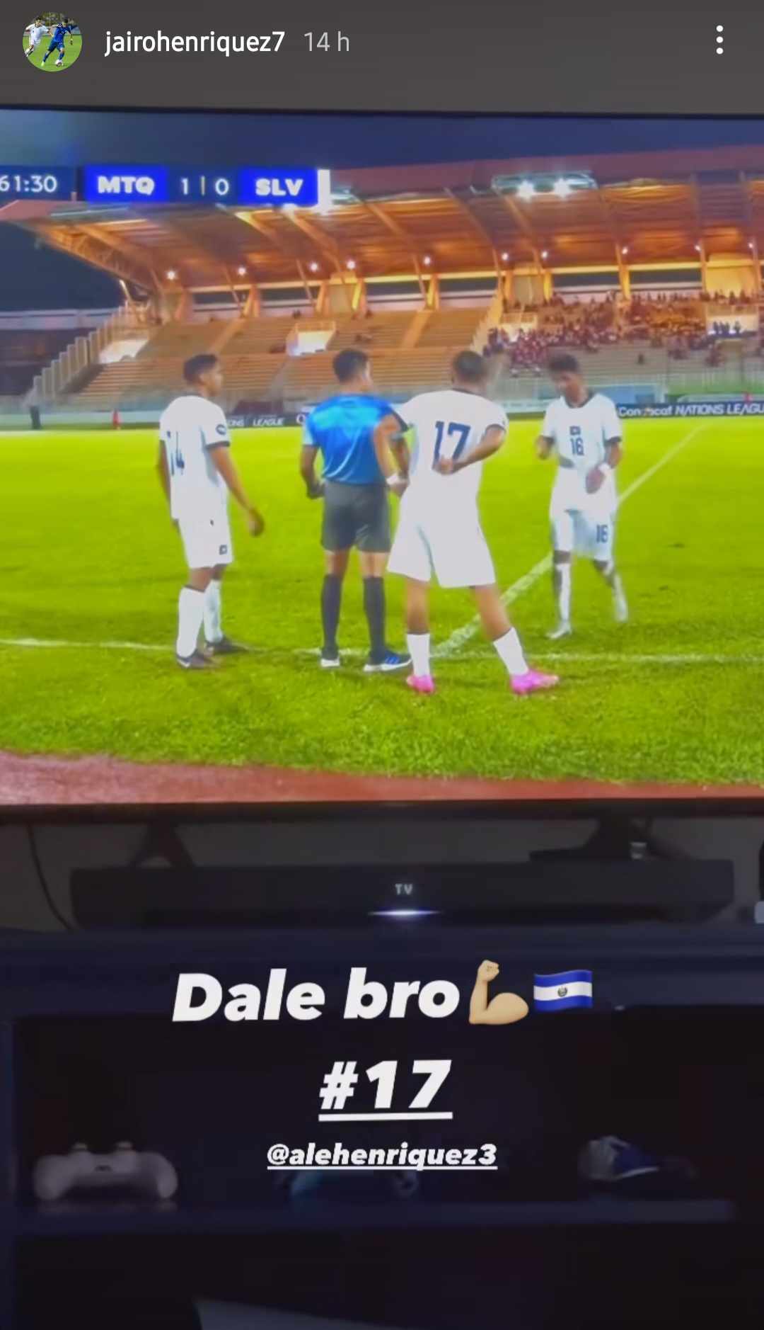 Jairo Henríquez, la buena vibra a su hermano en la Selecta - Noticias ...