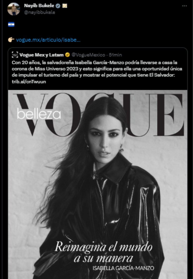 Isabella García Manzo, Miss El Salvador, reaparece en redes con radical ...