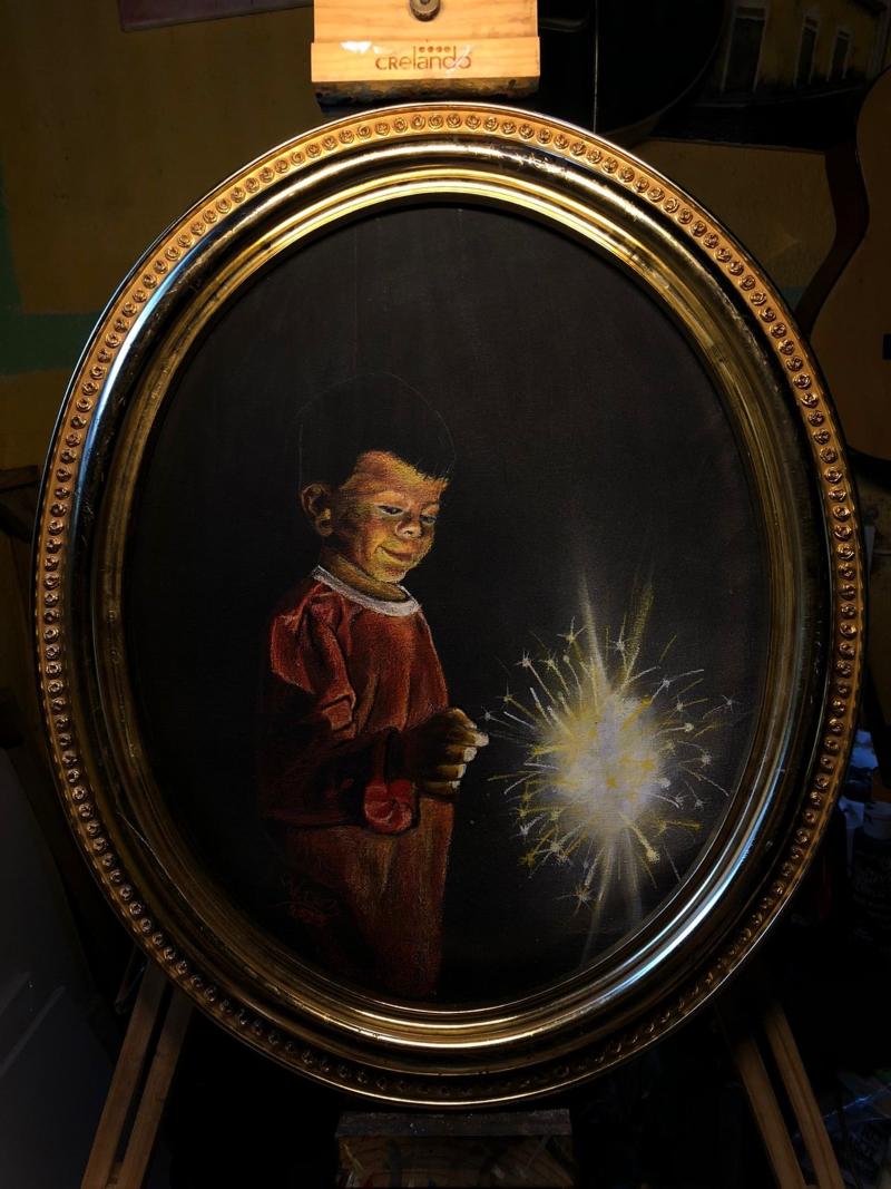 Conoce a William Díaz, el joven pintor que plasma sus sueños en lienzos ...