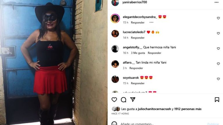 Yanira Berríos se convierte en blanco de críticas por disfraz ...