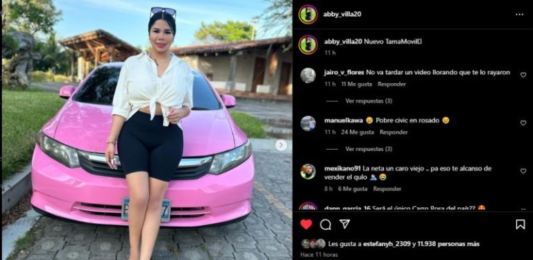 Abigail Mancía Presume Su Lujoso Carro Nuevo Tamamovil Noticias De