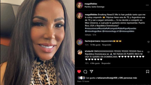 Fans piden a Magali Febles, de 59 años, competir en Miss Universo: "me ...