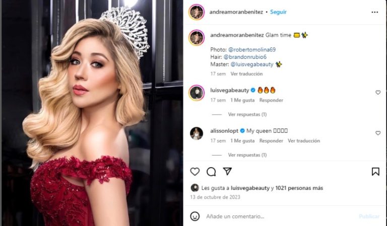 Andrea Morán es la representante de El Salvador en Universal Woman 2024 ...