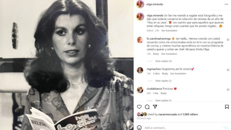 Olga Miranda comparte foto de antaño y recibe halagos - Noticias de El Salvador