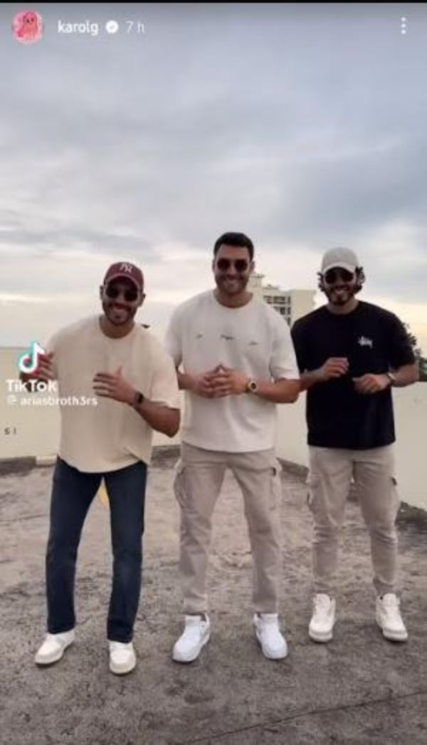 Karol G hizo virales a los hermanos Arias en sus redes