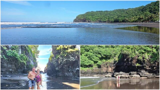 Moisés Urbina descubre belleza natural de playa El Balsamar