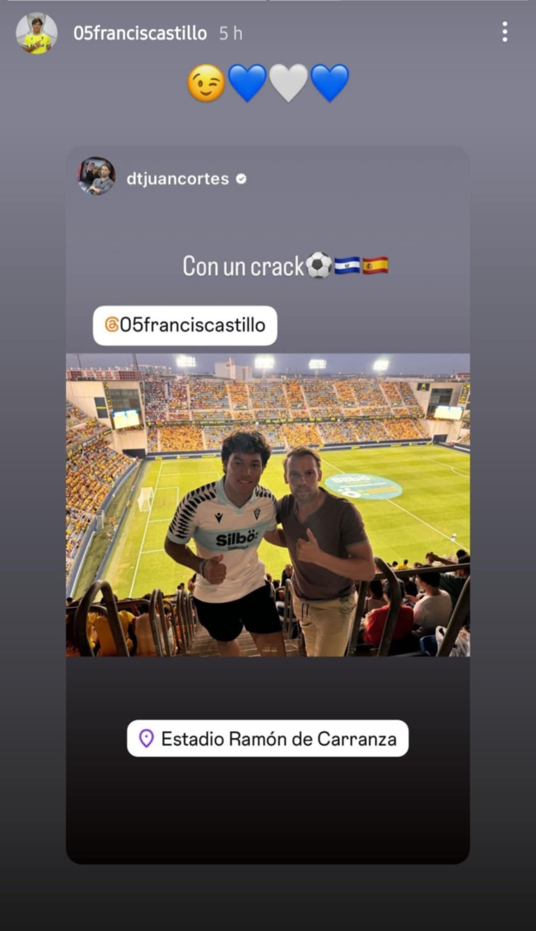 Francis Castillo tuvo un encuentro emotivo en Cádiz - Noticias de El ...