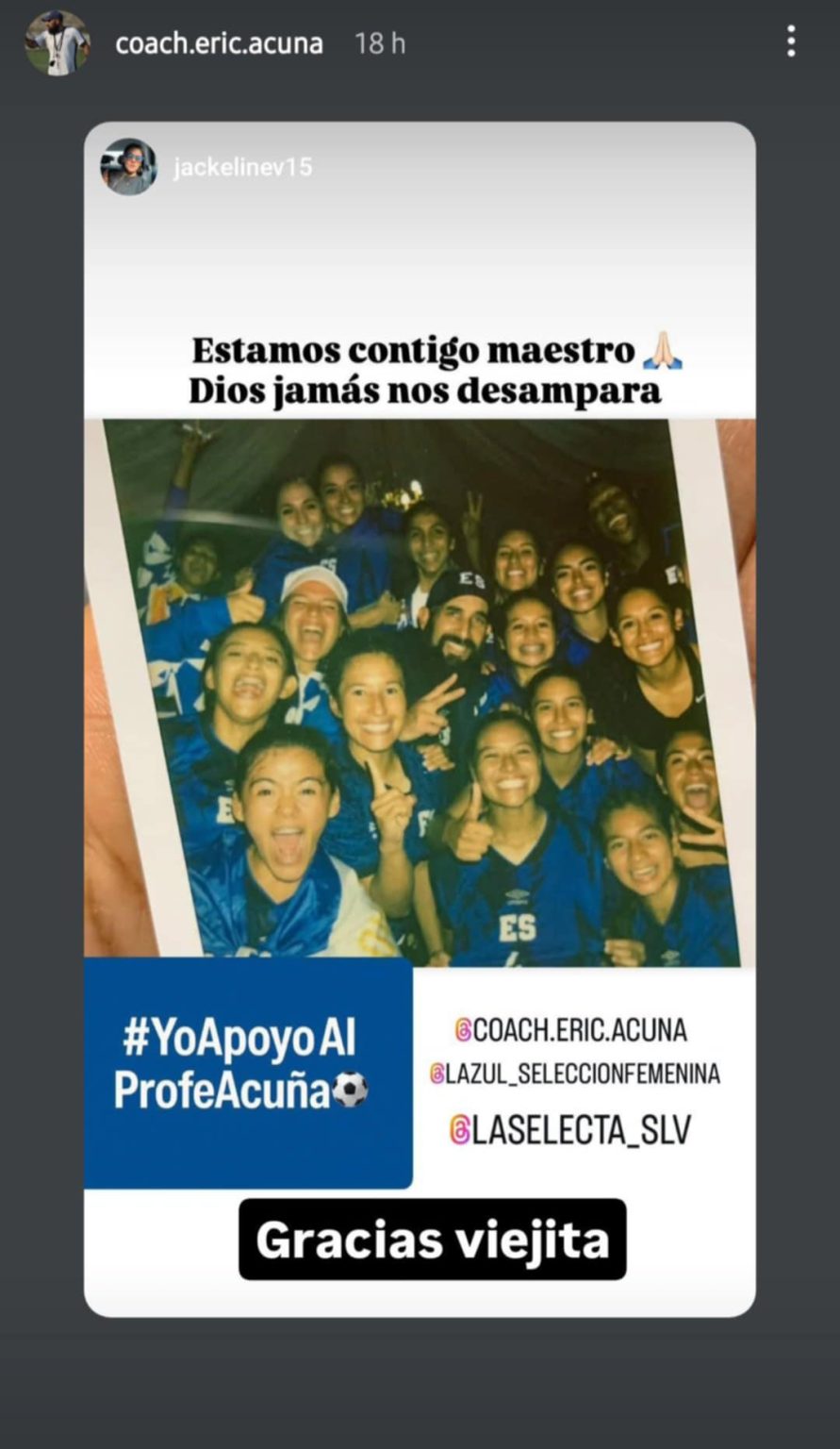Seleccionadas hacen campaña y apoyan a Eric Acuña - Noticias de El Salvador