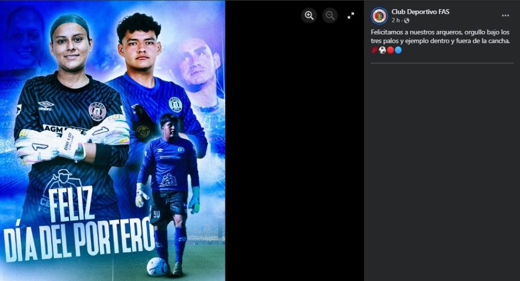 Curioso Post De FAS En El D a Internacional Del Portero