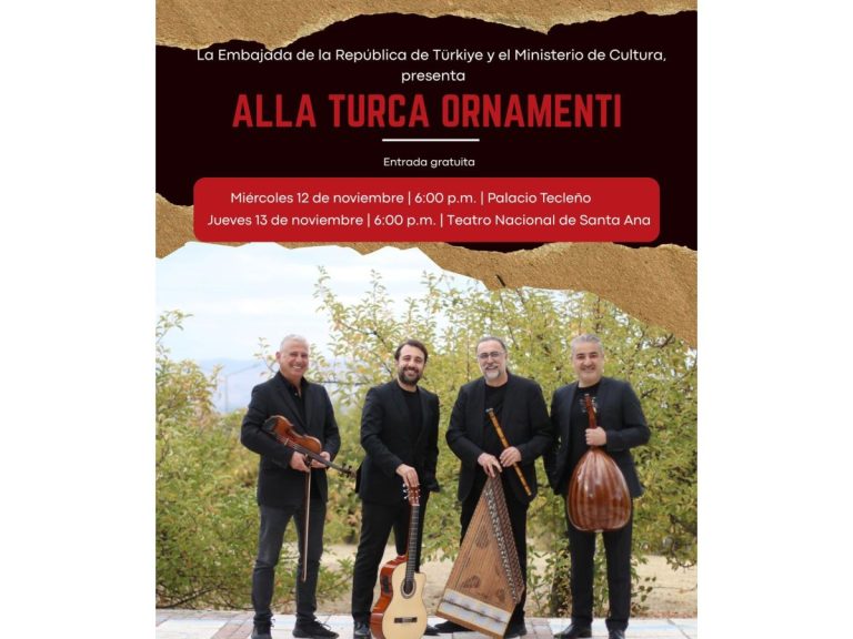 Sonidos de Anatolia llegan a El Salvador con “Alla Turca Ornamentı”