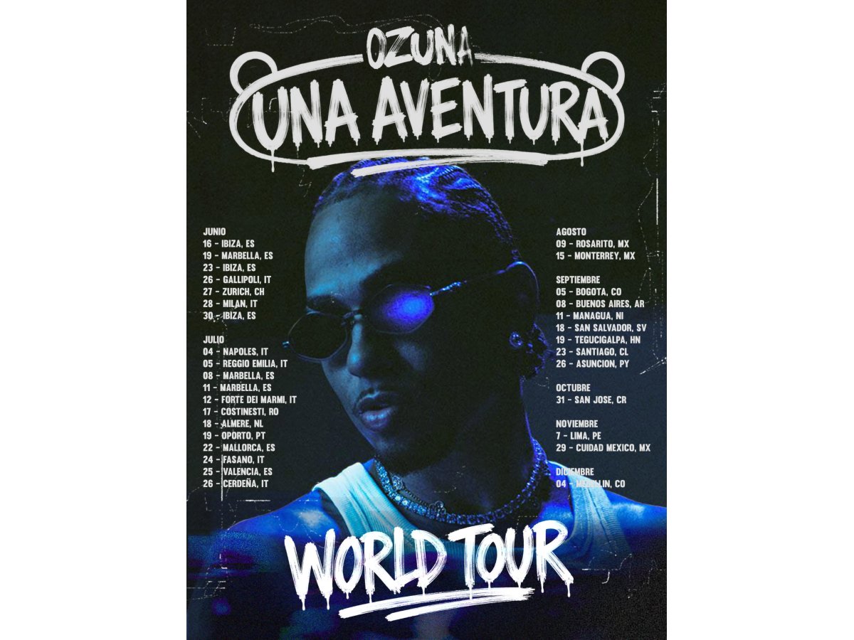 Ozuna anuncia world tour y regresa a El Salvador
