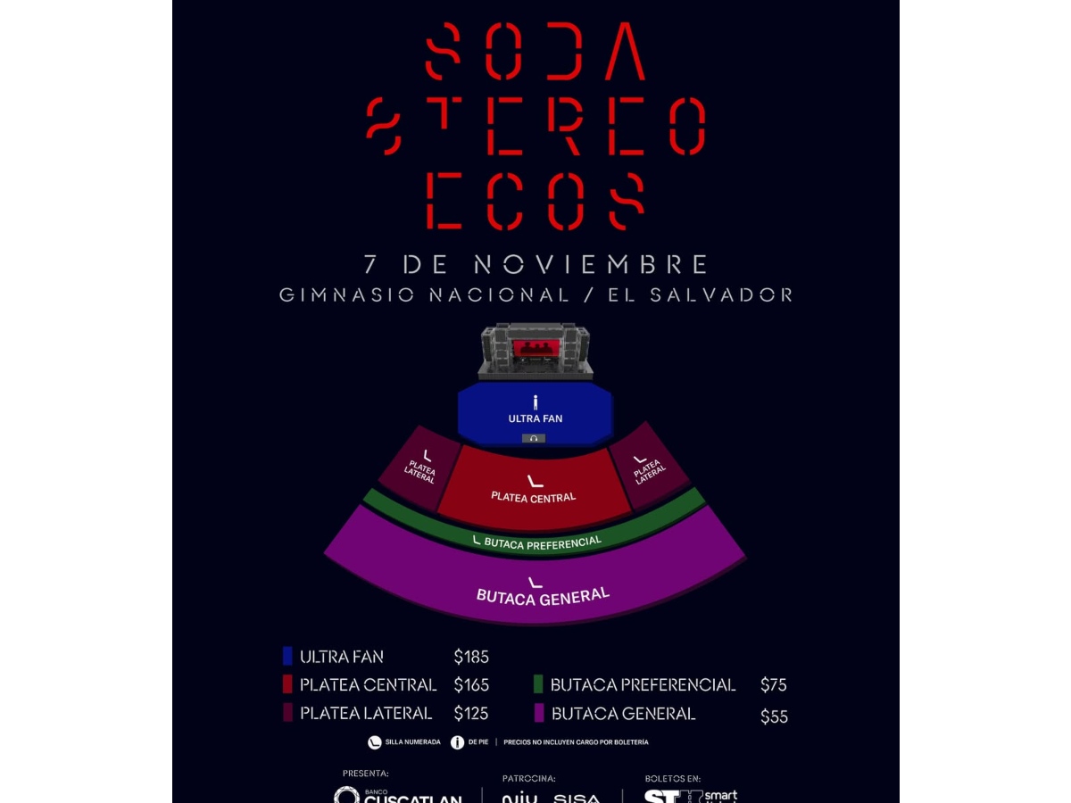 Soda Stereo Ecos en El Salvador